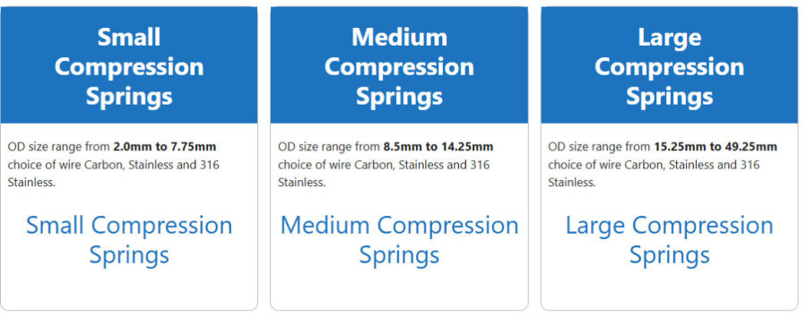 Davies Springs Stainless Steel Carbon Piano Wire Redditch UK